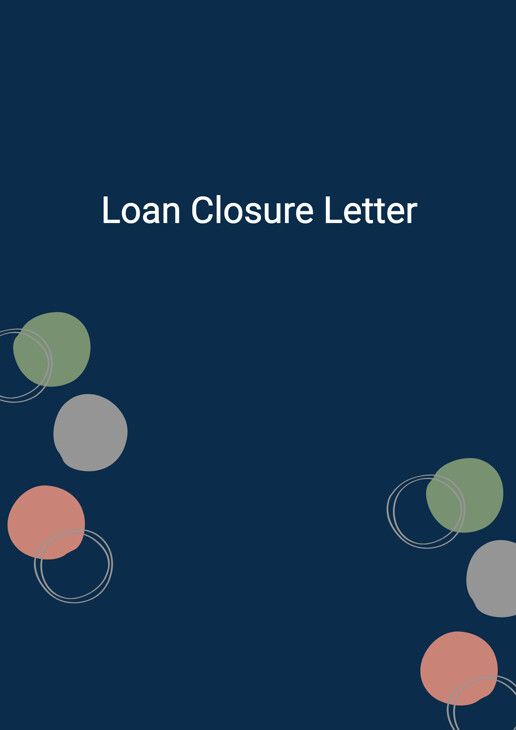 Home Loan Closure Letter: Format, Sample & Key Details